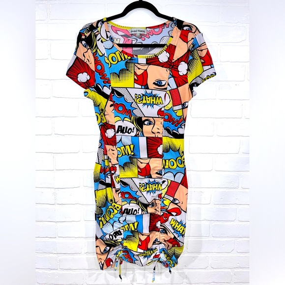 Almost Famous | Dresses | Comic Strip Cartoon Dress Comicon | Poshmark